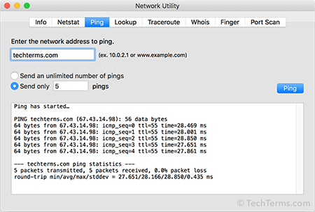 Ping Definition - What is the ping command and what does it do?