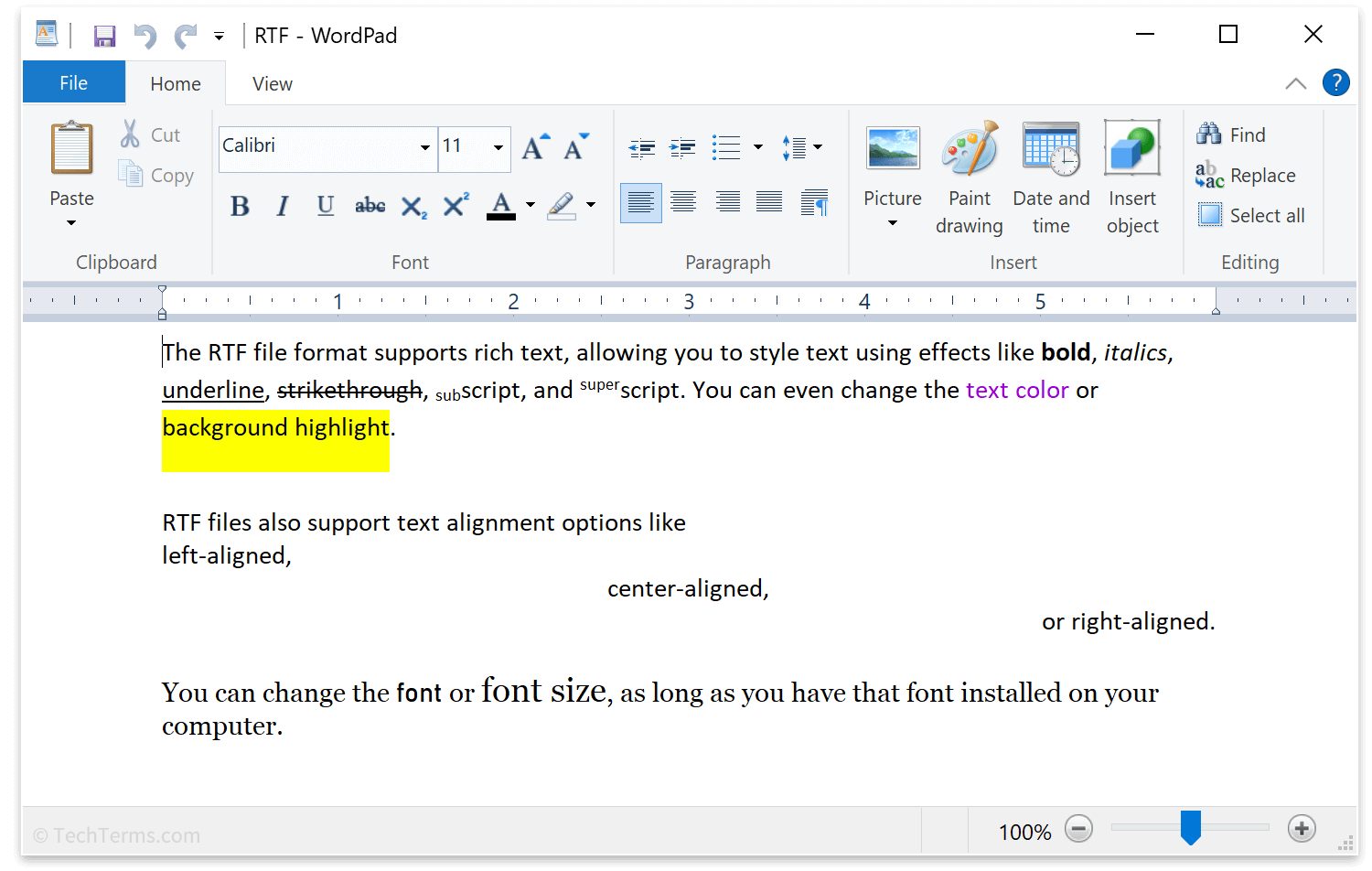 RTF Definition What Is An RTF File 